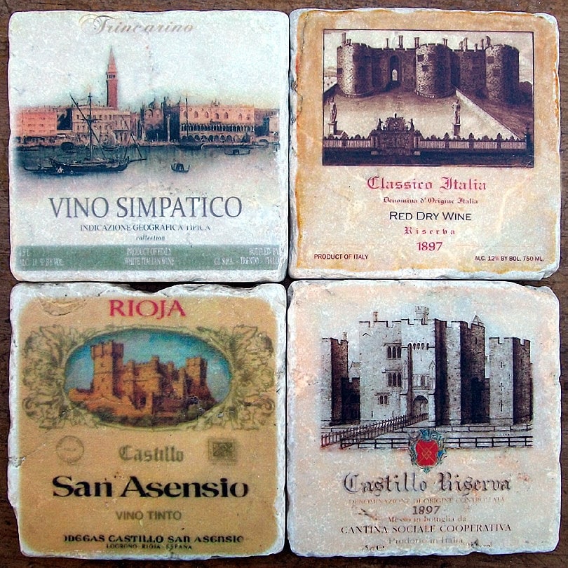 Vintage Italian Wine Labels