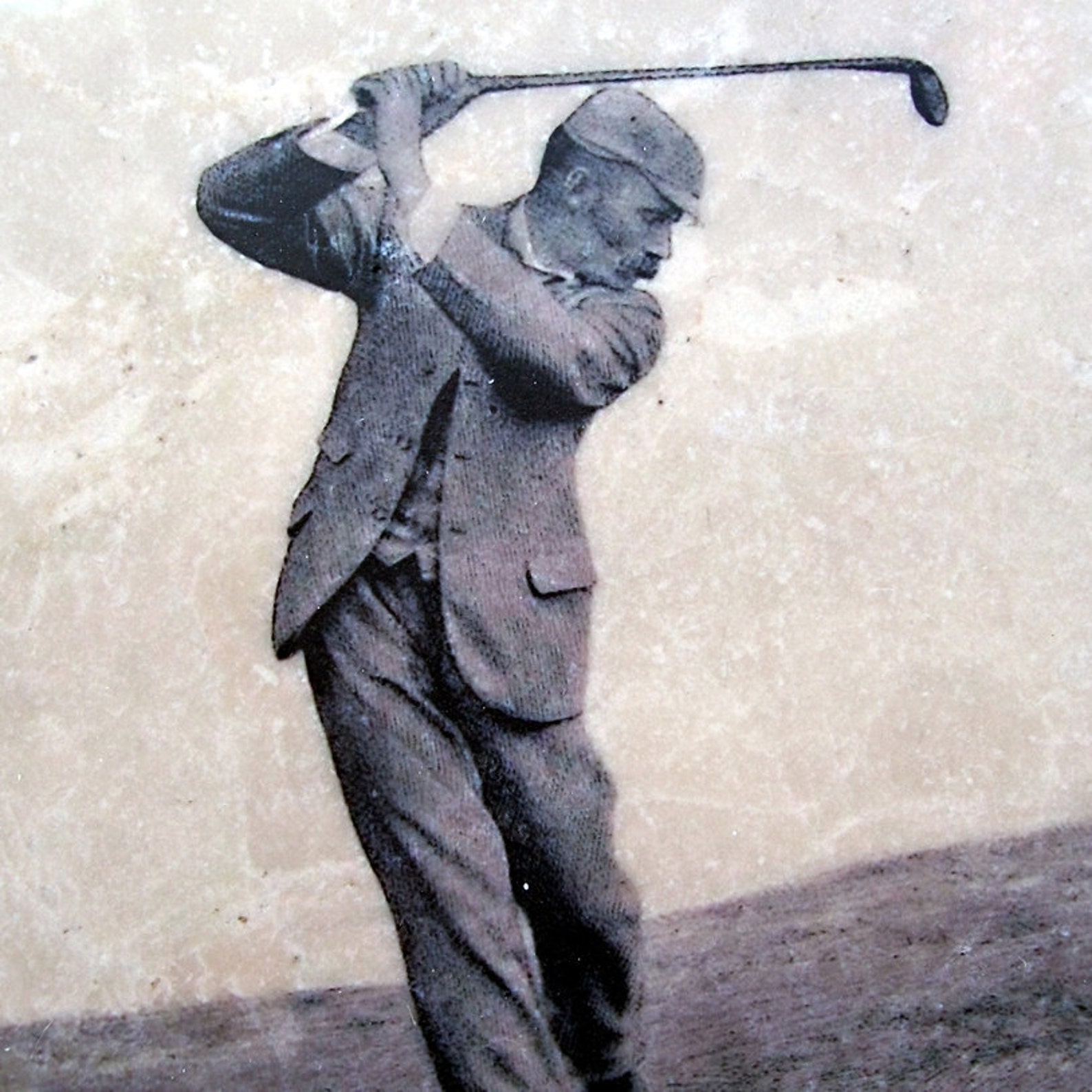 Golf Gift, for Him, Vintage Golfing Stone Coasters - Etsy