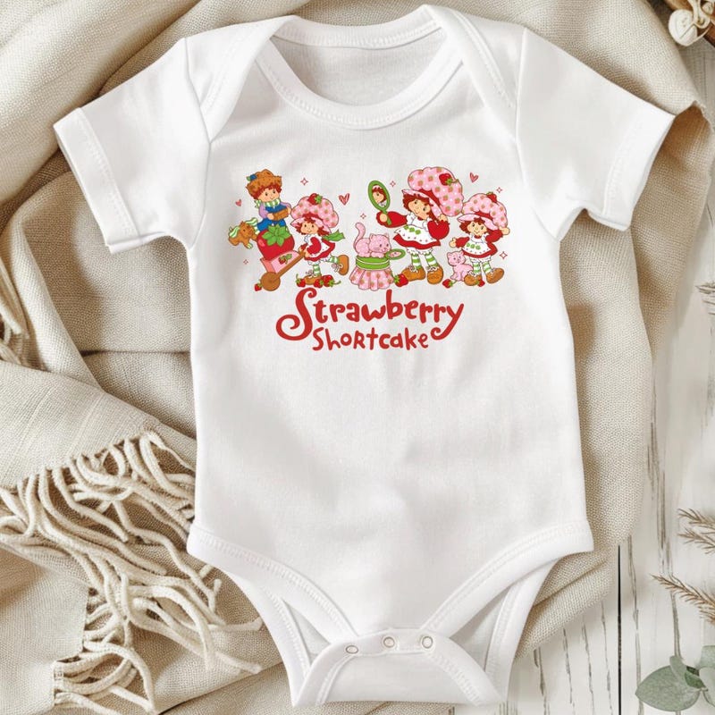 Girls Strawberry Jumper - Etsy