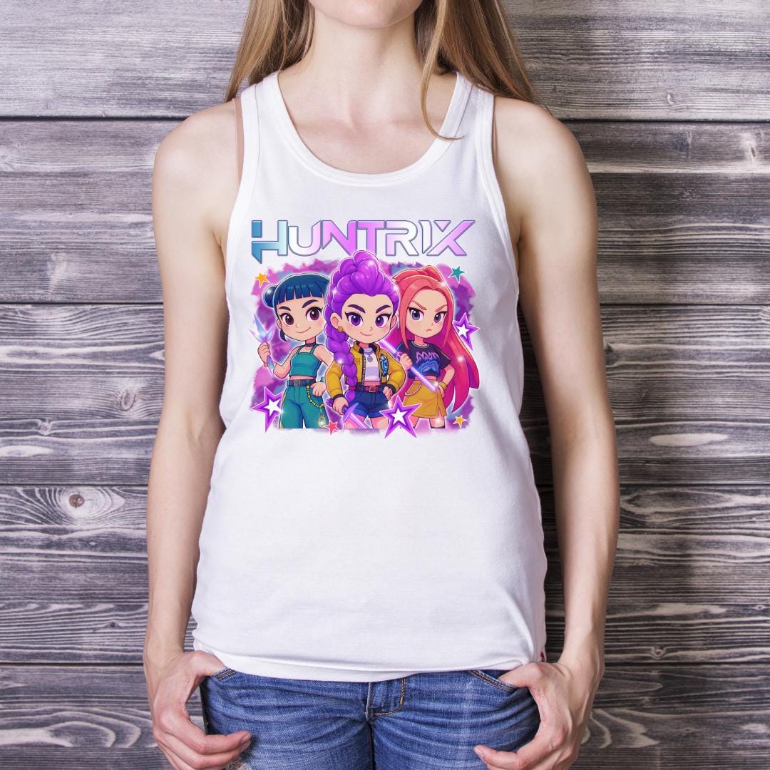 Chibi Hun Kpop Demon Hunter Tank Top – Bella + Canvas | White or Black ...