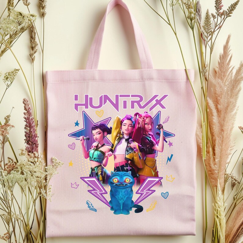HUNTRIX Inspired Tote Bag – Bold, Stylish, Fierce - Etsy