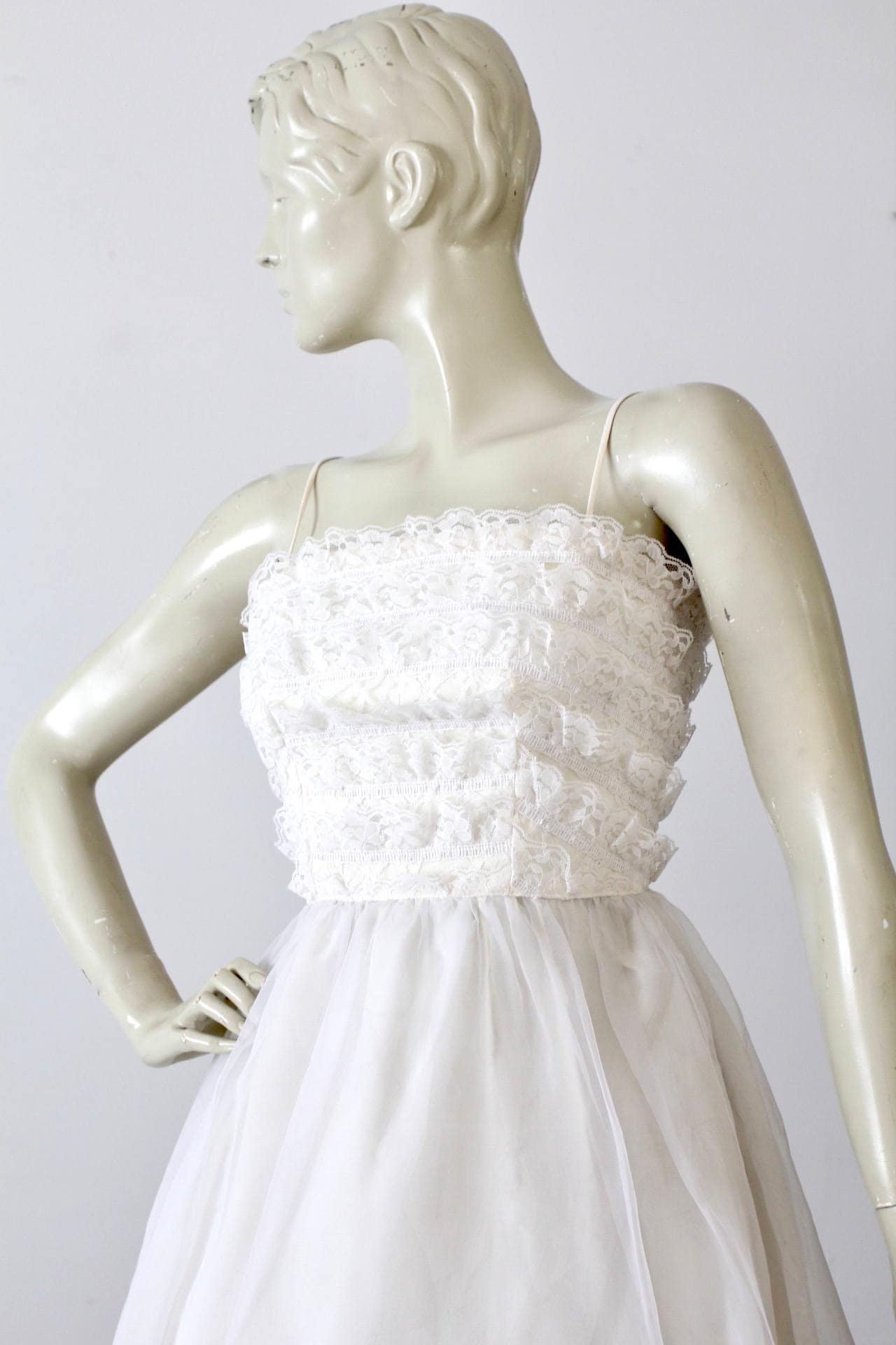 Vintage 60s Saks Fifth Avenue White Fit and Flare Dress - Etsy