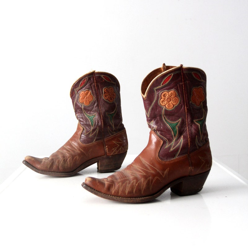 Inlay Boots - Etsy