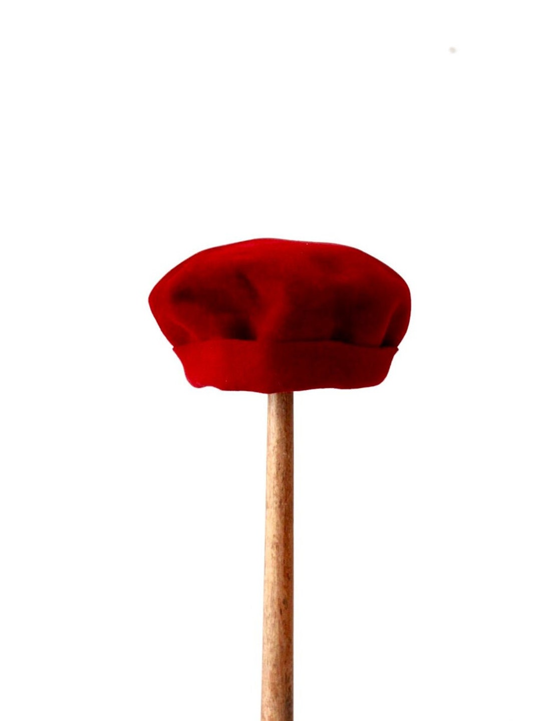 Vintage 1950s Red Velvet Beret Hat by G. Rossi - Etsy