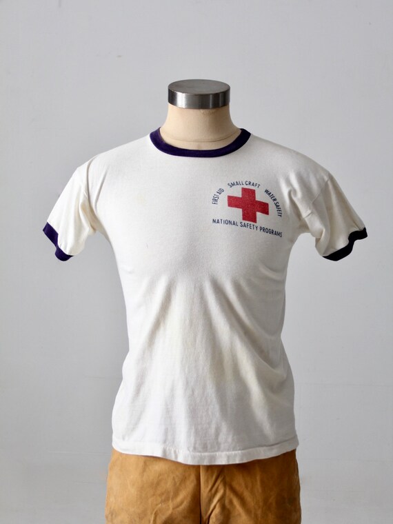 vintage First Aid Water Safety ringer tee - Gem