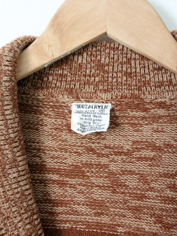 vintage 70s hippie cardigan wrap sweater - Gem