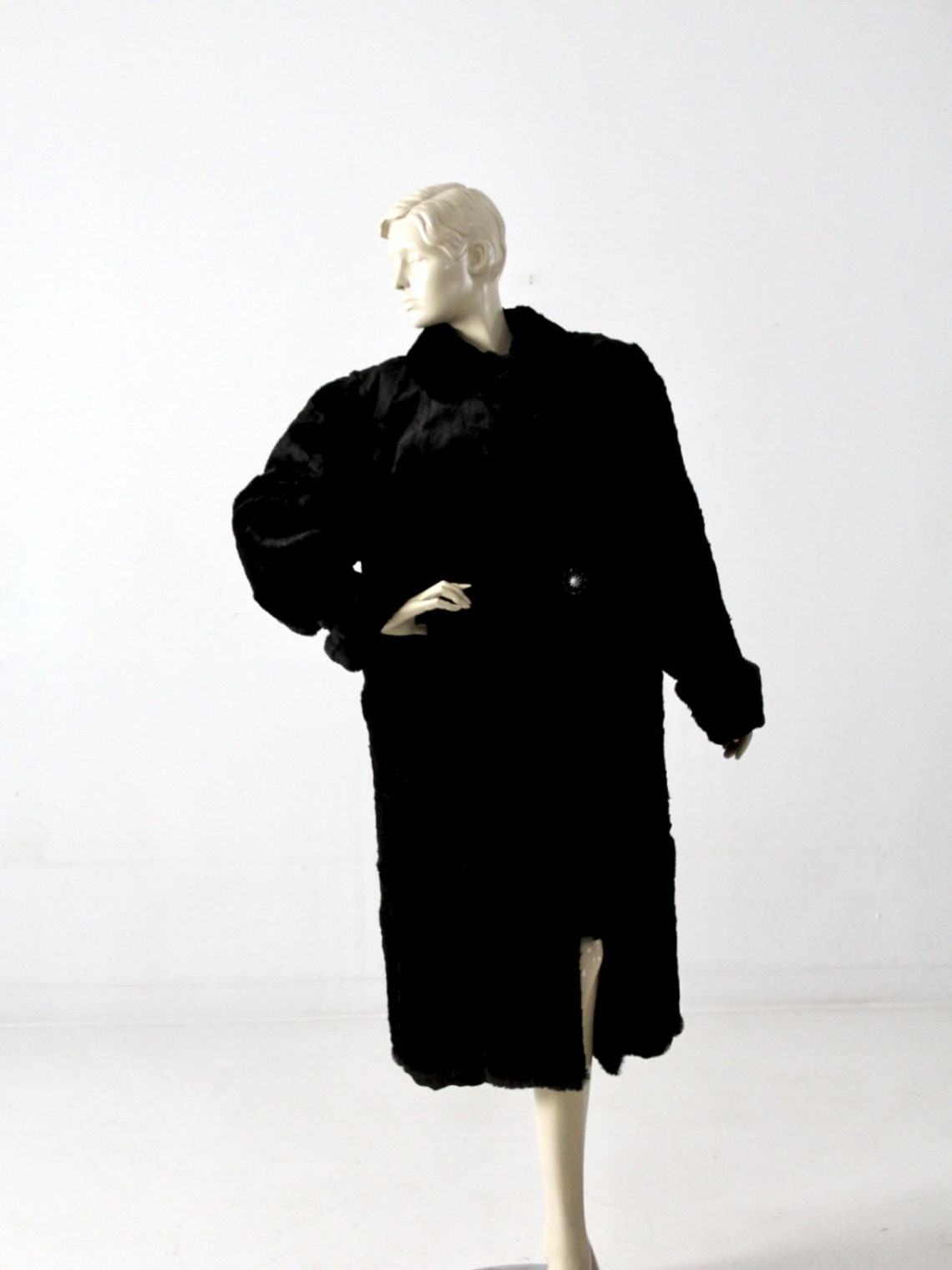 1930s Black Fur Coat by Vogue Fine Furs - Etsy UK