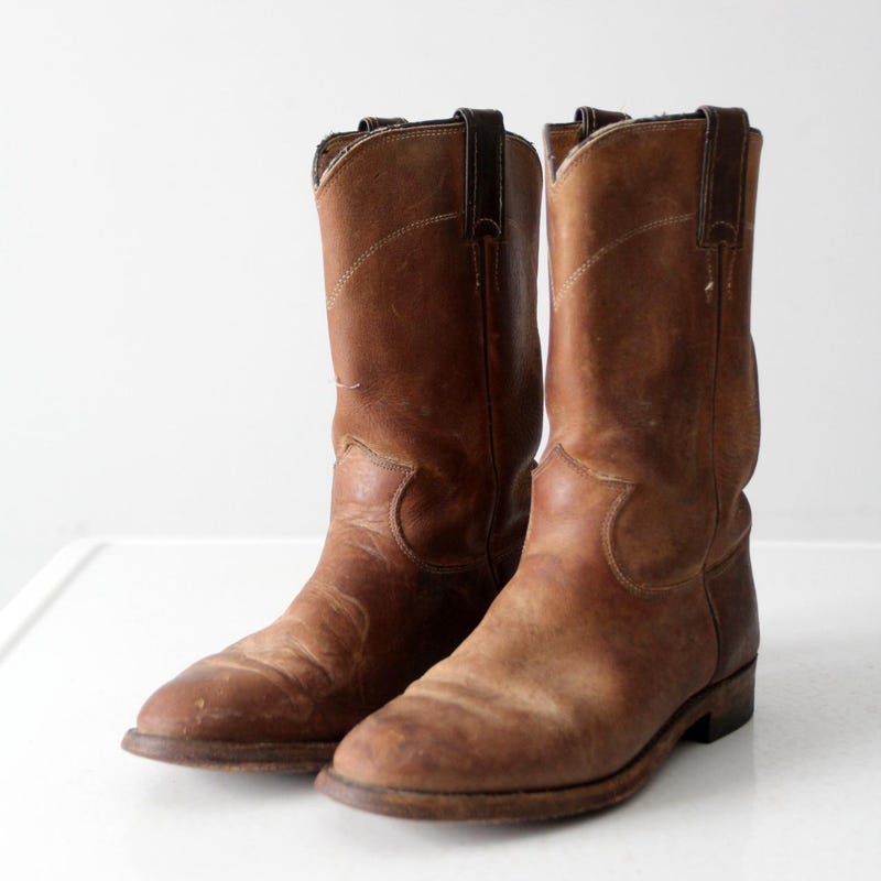 Justin Roper Boots - Etsy