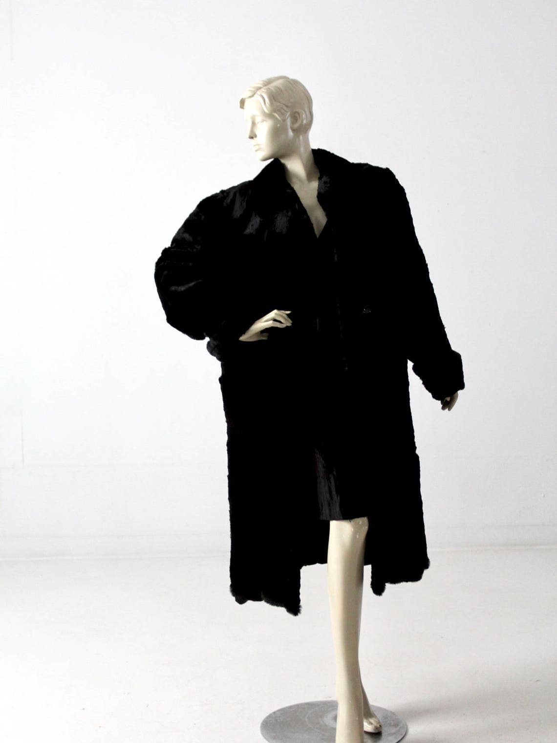 1930s Black Fur Coat by Vogue Fine Furs - Etsy UK