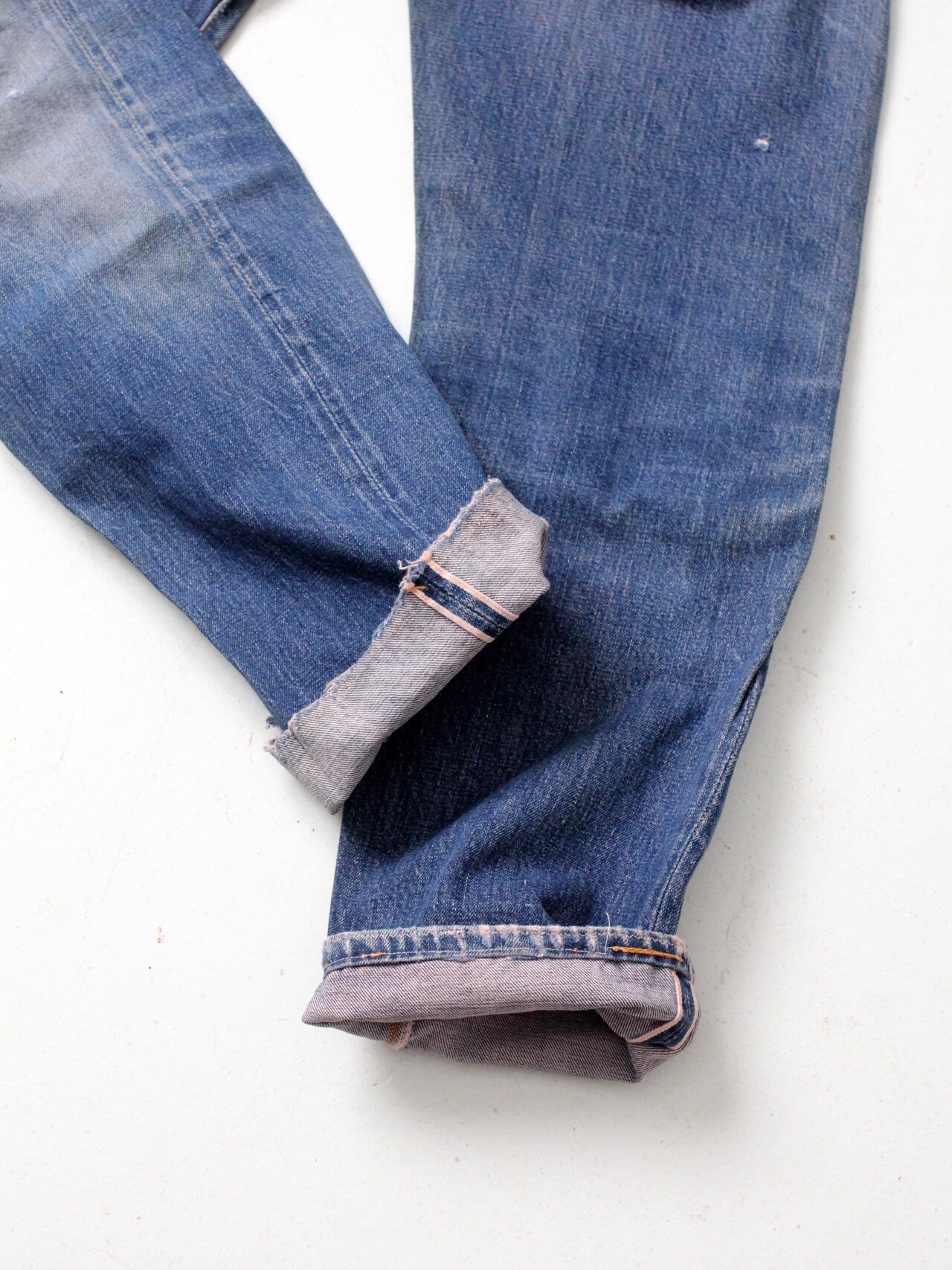 Levis 501 Big E Selvedge Jeans, Vintage Levi's Red Line Levis 501 Big E Selvedge Jeans, Vintage Levi's Red Line