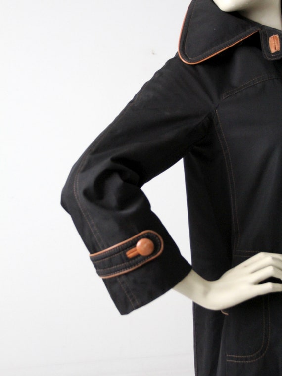 vintage Cortefiel trench coat, black coat - Gem