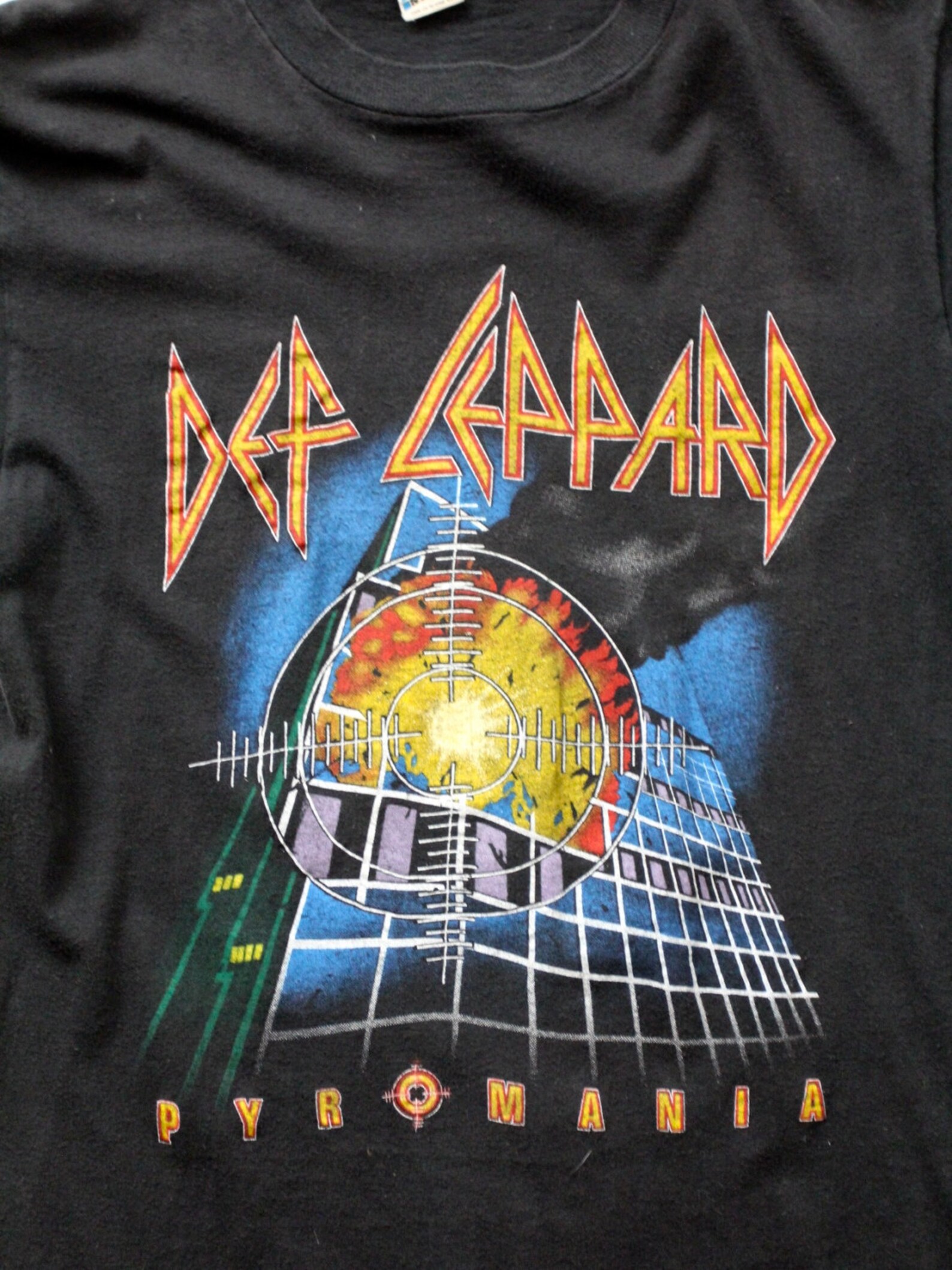 Vintage Def Leppard T shirt 1983 Pyromania Tour Etsy vintage-def-leppard-t-shirt-1983-pyromania-tour-etsy