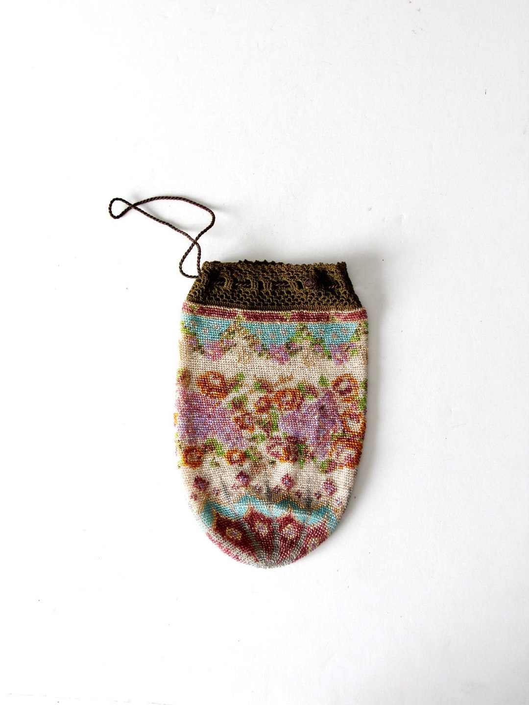 Antique Beaded Reticule Evening Bag - Etsy