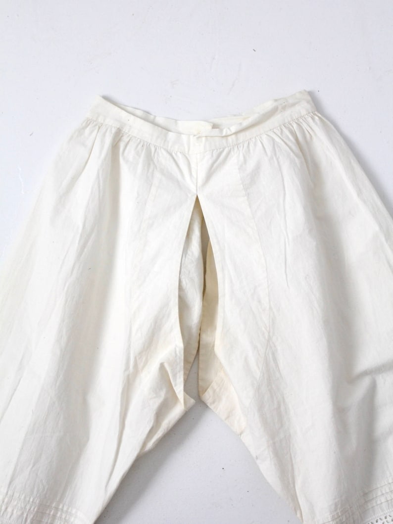 Antique Split Leg Bloomers, Open Crotch Pantaloons - Etsy