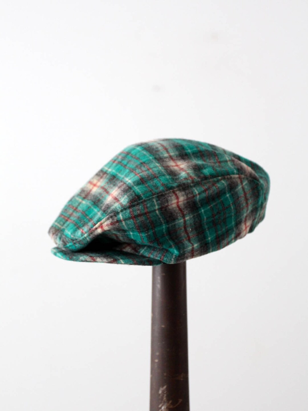 Vintage Pendleton Plaid Flat Cap ⎟ Newsboy Cabbie Hat - Etsy