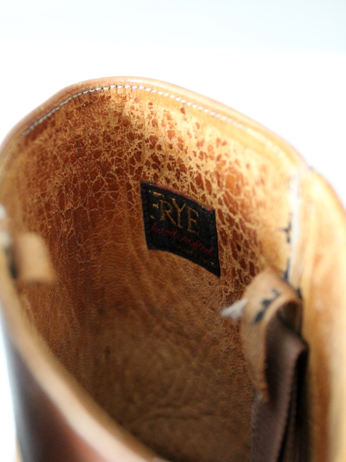 Vintage Frye Black Label Motorcycle Boots - Etsy