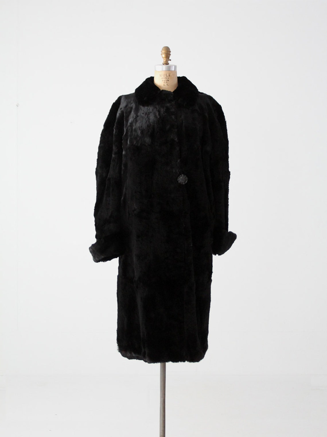 1930s Black Fur Coat by Vogue Fine Furs - Etsy UK