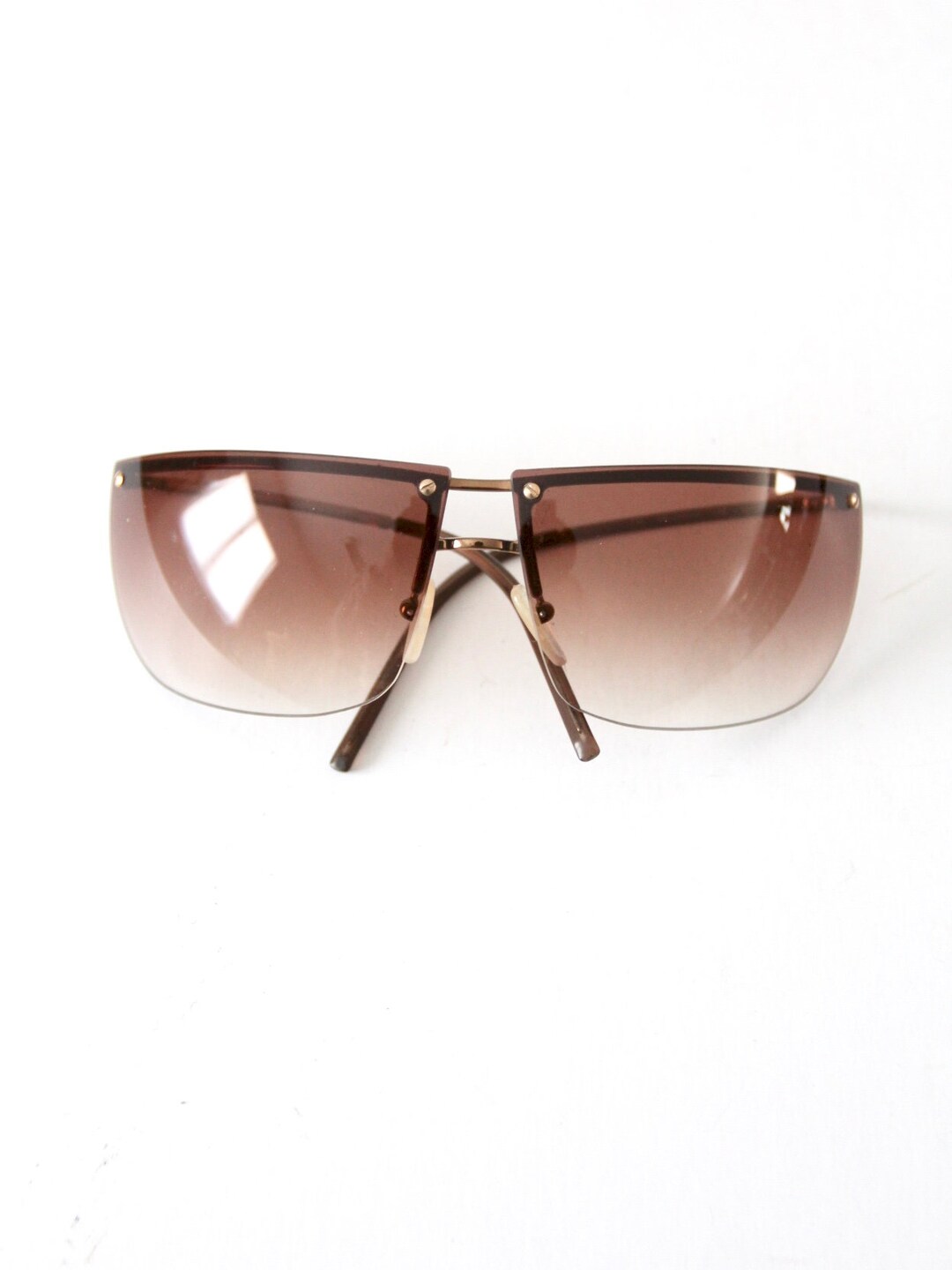 Vintage Gucci Sunglasses, Ombre Aviators With Case - Etsy