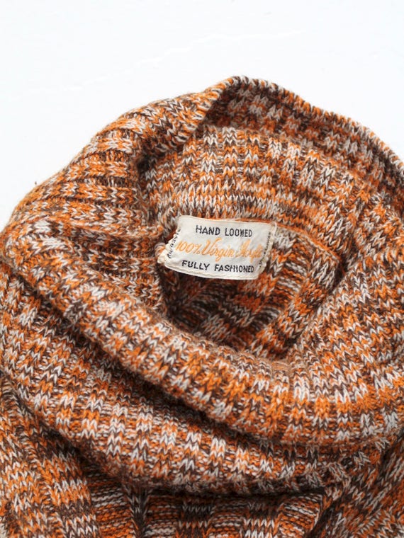 vintage 70s ribbed knit turtleneck sweater - Gem