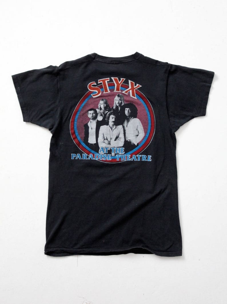 Vintage Styx T-shirt, 1981 Paradise Theatre World Tour, Band Tee - Etsy