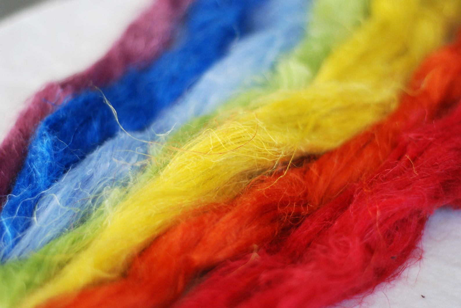 Linen Rainbow Fiber Set Flax Roving Fiber for Spinning - Etsy