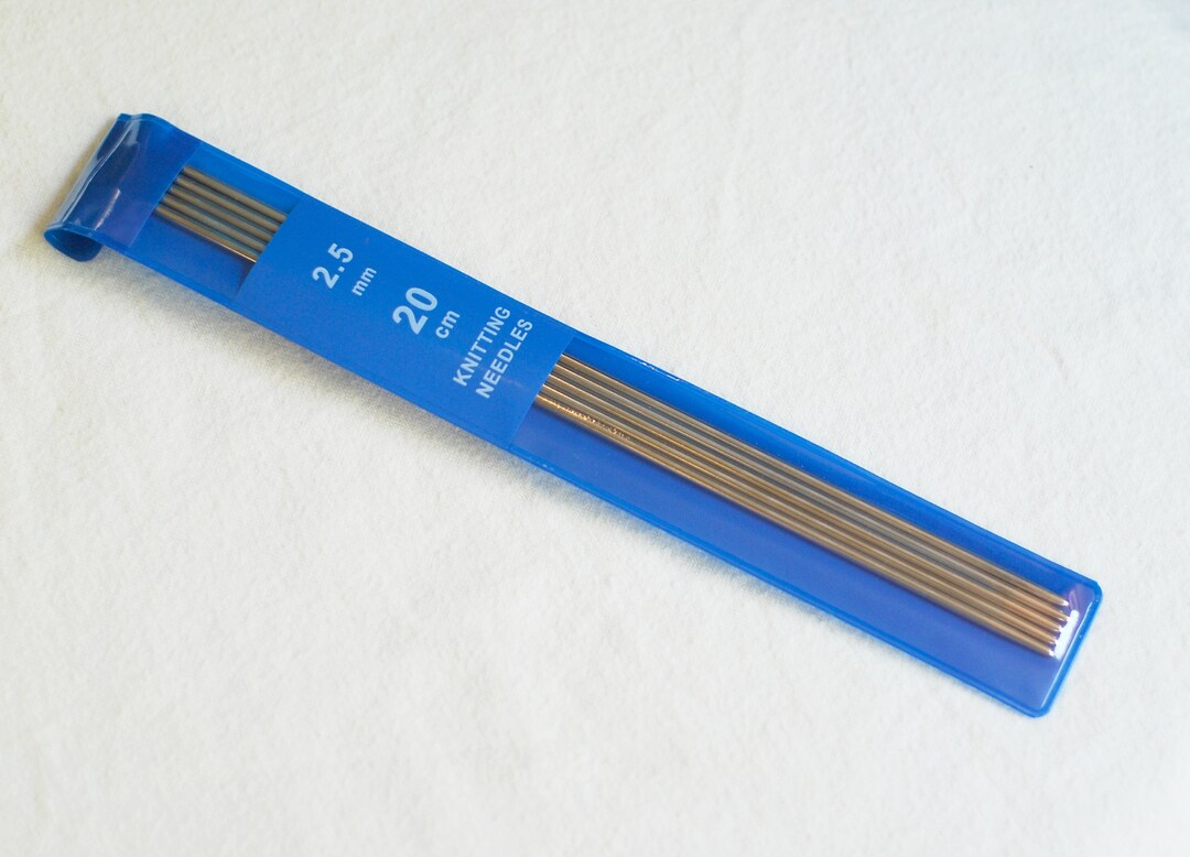Double Pointed Needles 2.5mm, 2mm, 2.0mm, Set of 5, Sock Needles ...