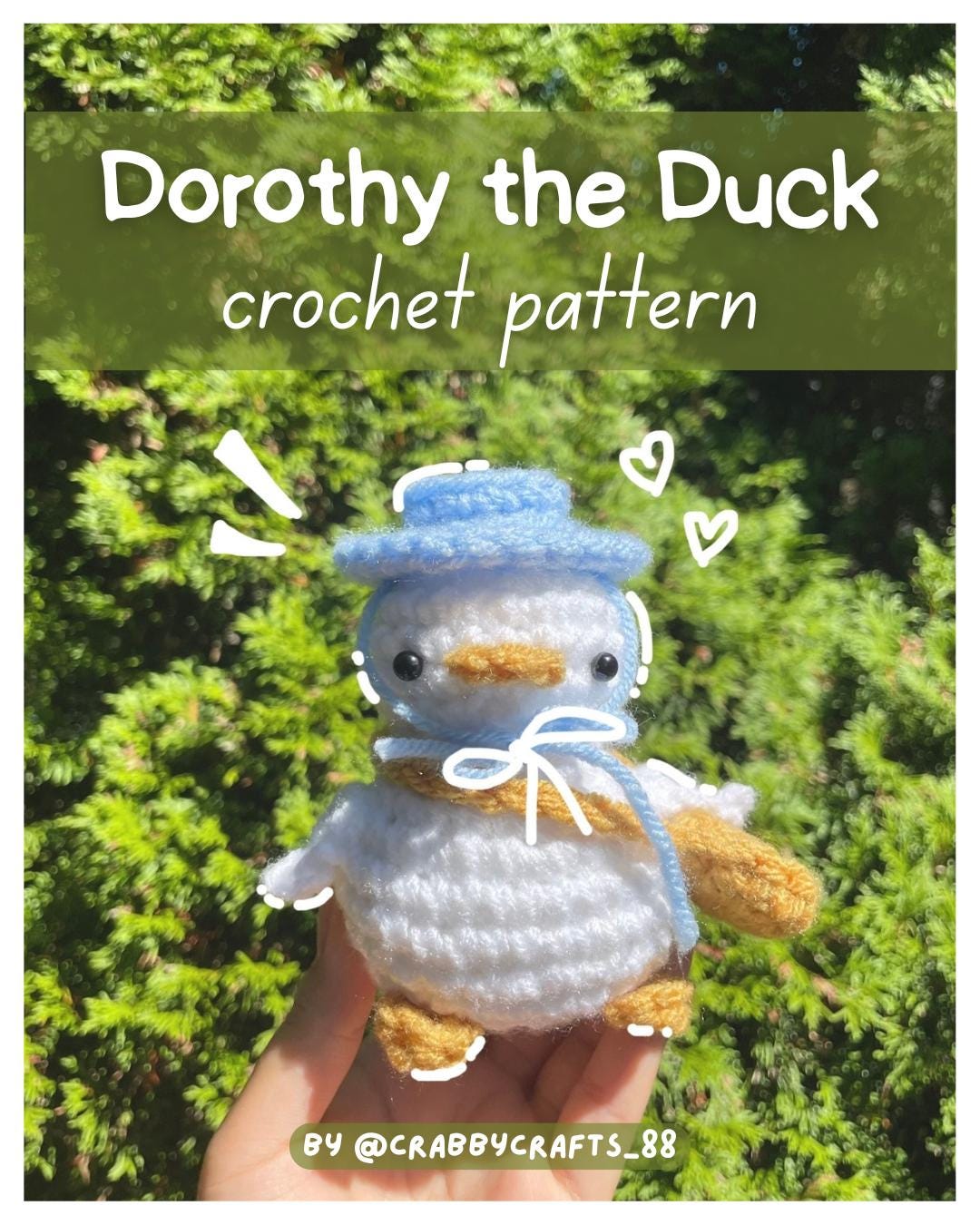 Dorothy the Duck - Beginner Friendly Crochet Pattern | Amigurumi | PDF ...