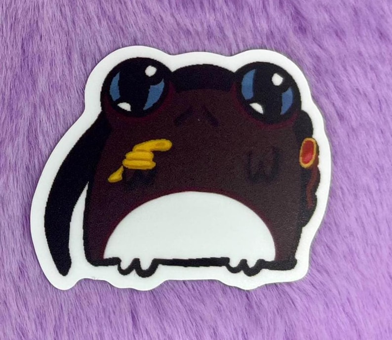 Scarabia Twisted Wonderland Frog Stickers (jamil Viper) - Etsy