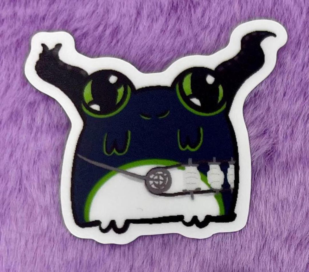 Diasomnia Twisted Wonderland Frog Stickers (malleus Draconia) - Etsy