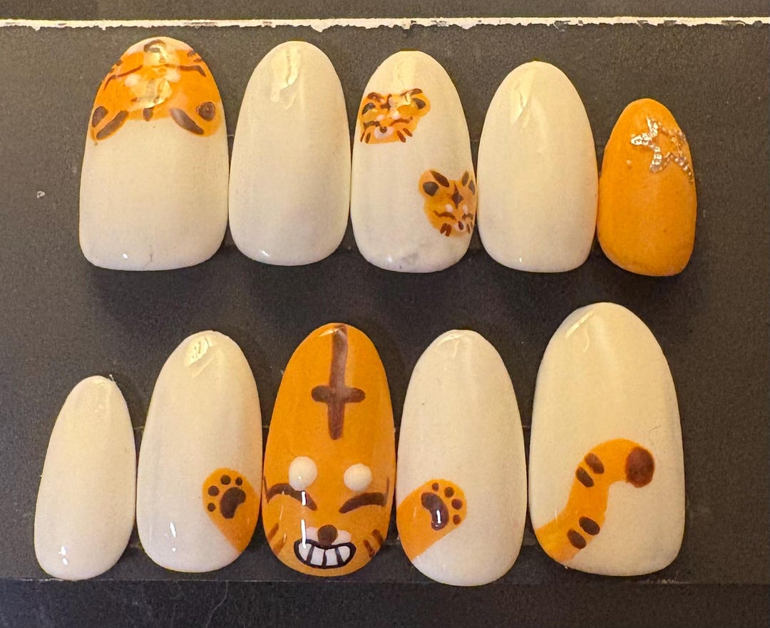 Hoshi Seventeen Tamtam Miniteen Plush Press on Nails - Etsy