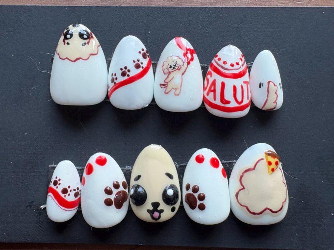 DK Seventeen Doa Miniteen Plush Press on Nails - Etsy