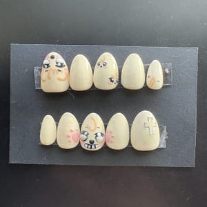 ATEEZ Aniteez Kpop Character Press-on Acrylic Nails - Etsy