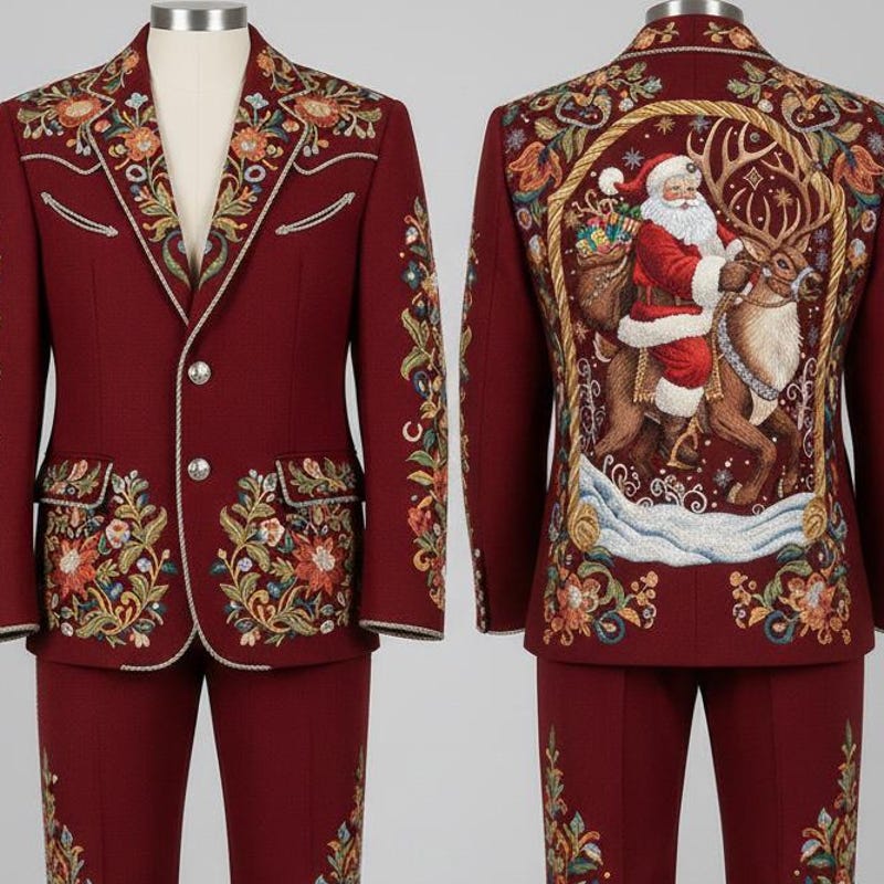 Western Xmas Suit - Etsy