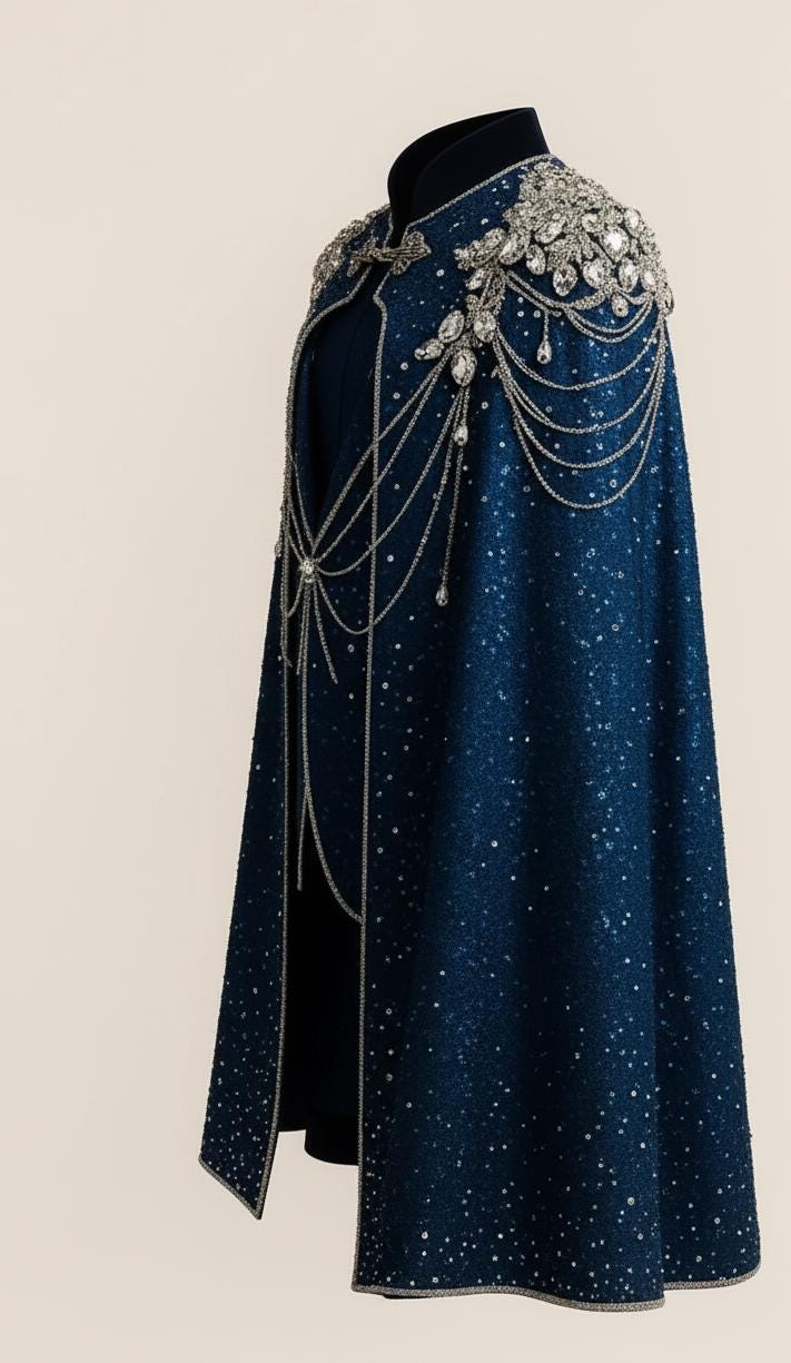 Luxury Cape for Suits – Royal, Classy, Formal and Cosplay Cloak for Men ...