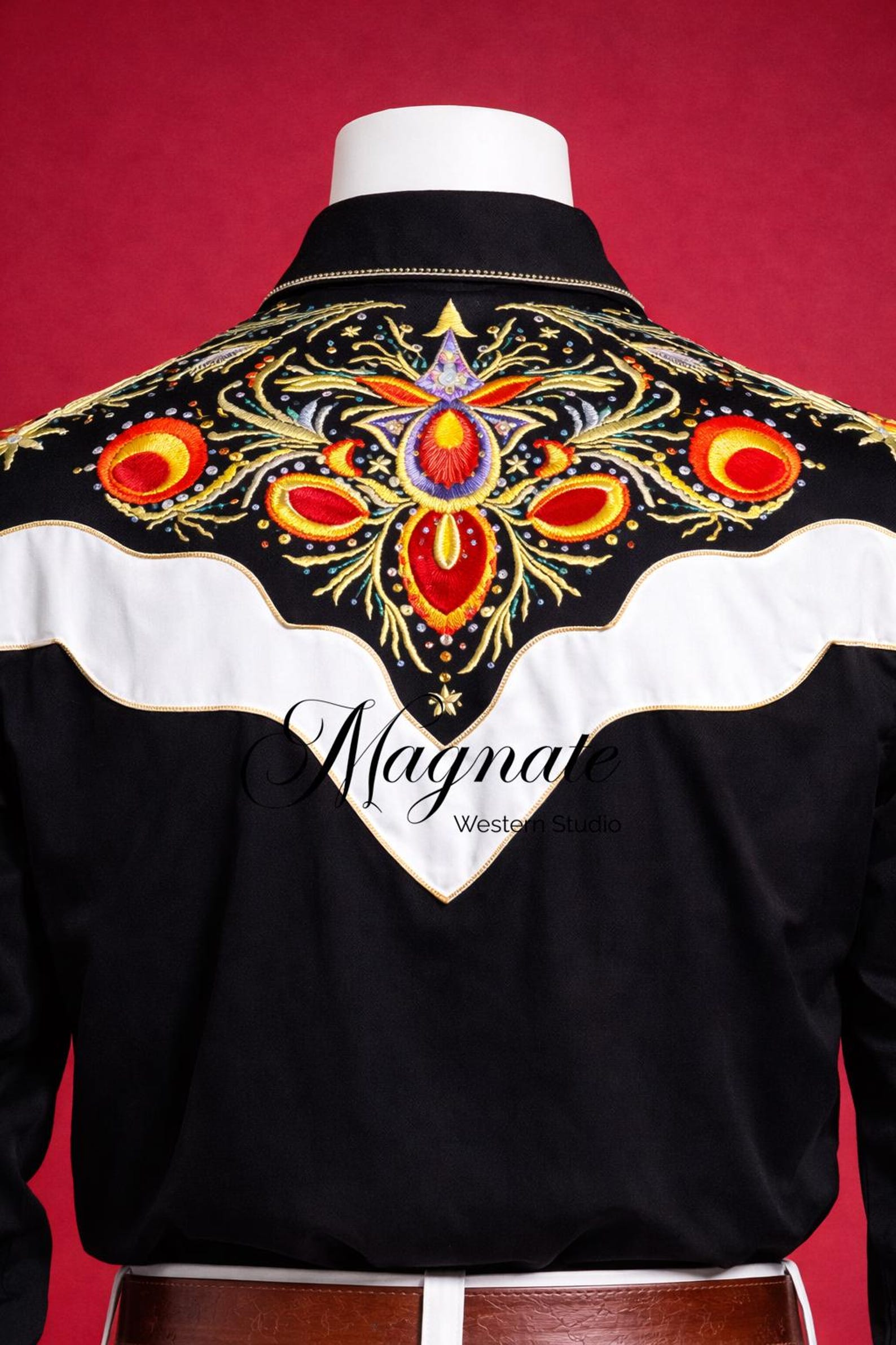Bespoke Cosmic Cowboy Suit – Hand-embroidered Nudie Style Western Set ...