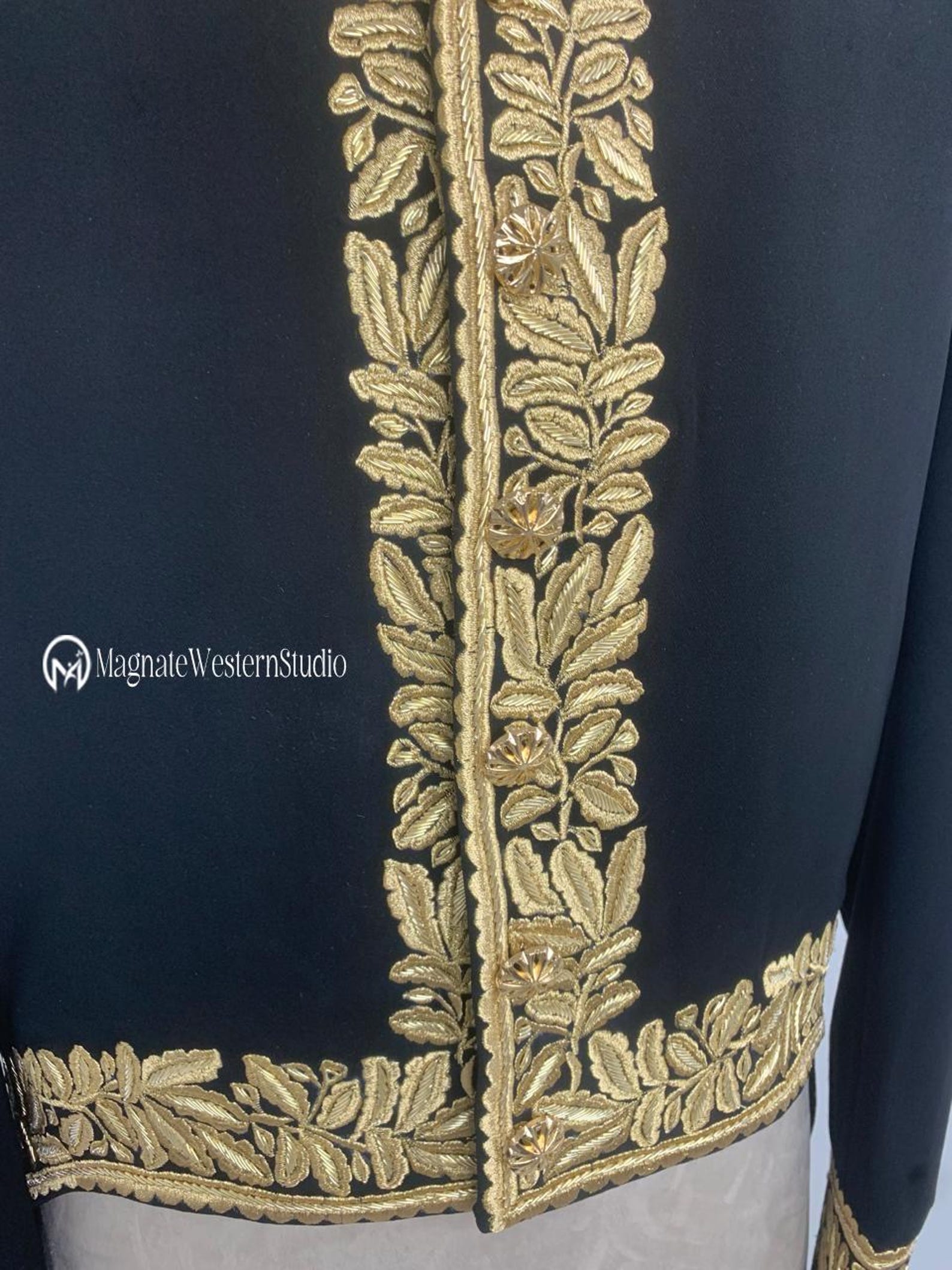 Men Customized French Diplomatic Uniform Jacket Antique Embroidered ...