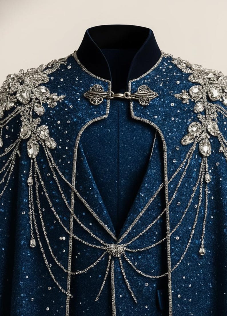 Luxury Cape for Suits – Royal, Classy, Formal and Cosplay Cloak for Men ...