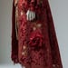 Royal Red Embroidered Coat | Victorian Baroque Long Jacket | Luxury ...