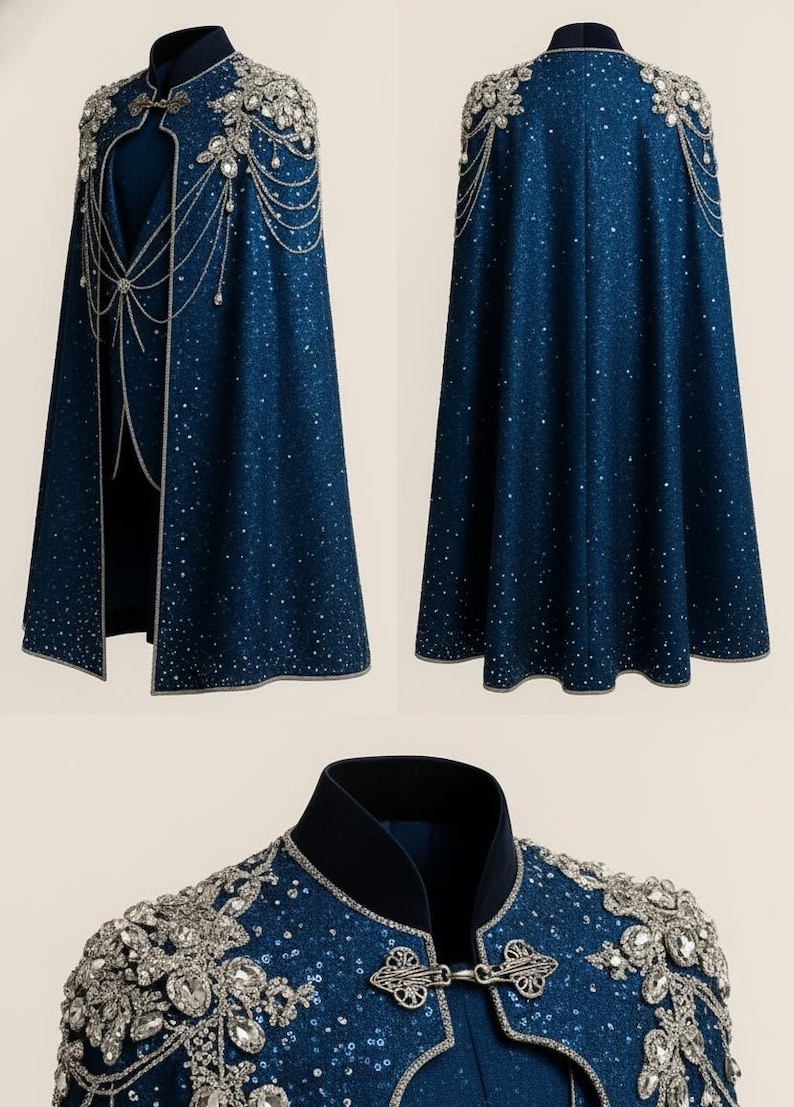 Luxury Cape for Suits – Royal, Classy, Formal and Cosplay Cloak for Men ...