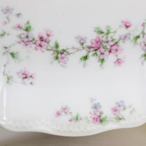 Antique French Limoges Serving Platter, Floral W/laurel Leaf Handles ...