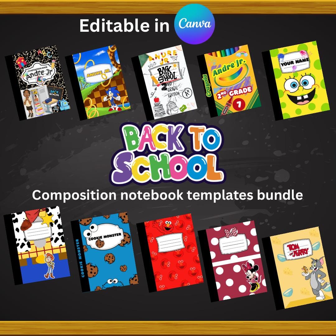 Back to School Template Bundle - Etsy