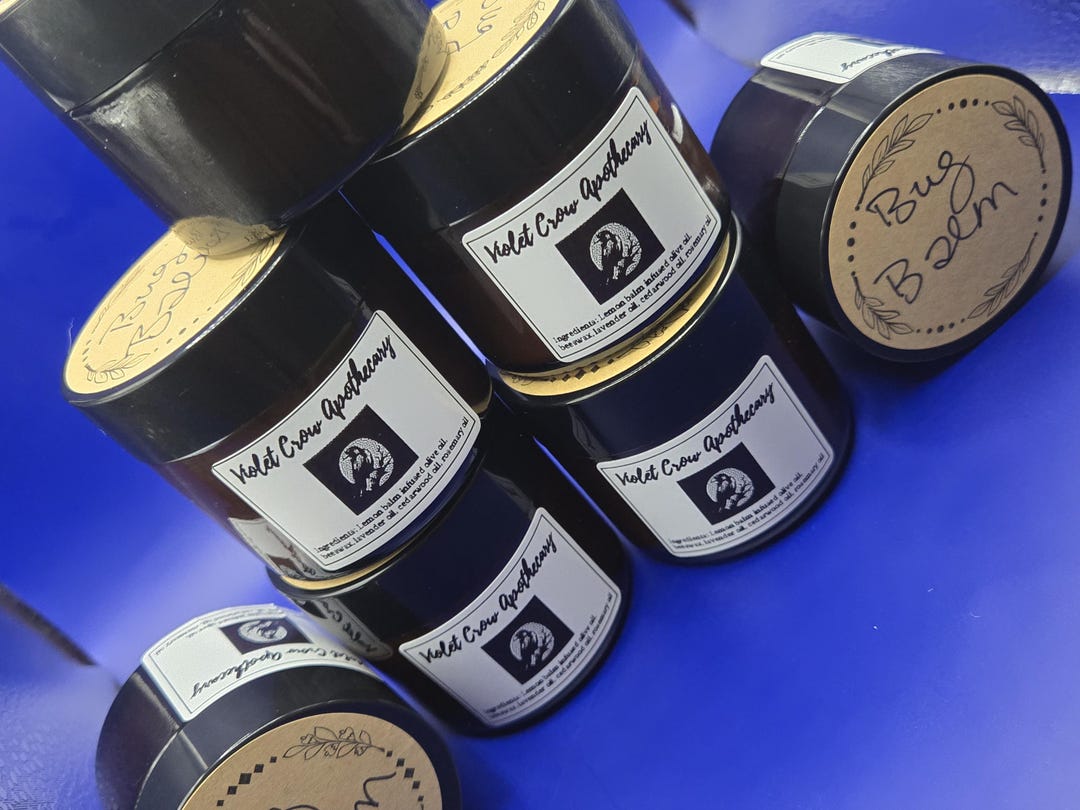 All Natural Bug Balm With Lemon Balm, Lavender, Cedarwood. - Etsy
