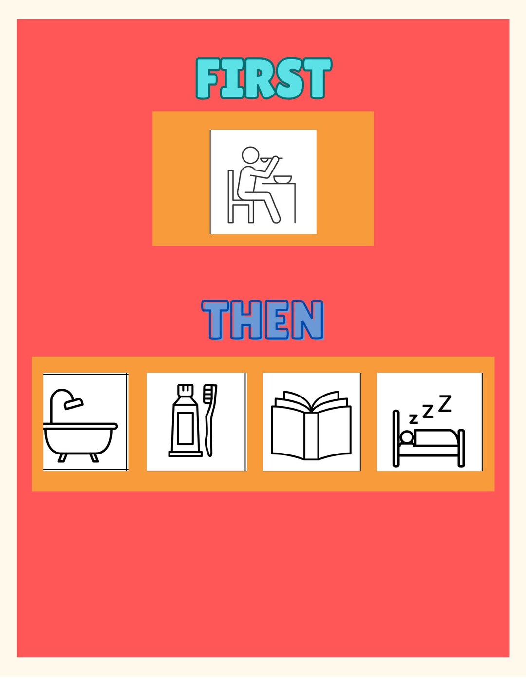 Printable Visual Schedule Builder: Kids' Daily Routine Chart (PDF ...