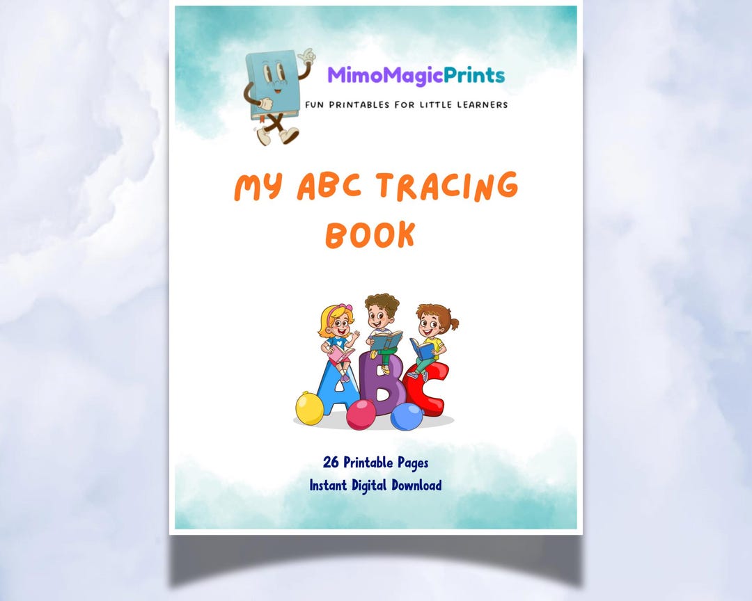My ABC Tracing Book – 26 Printable Alphabet Worksheets for Preschool ...