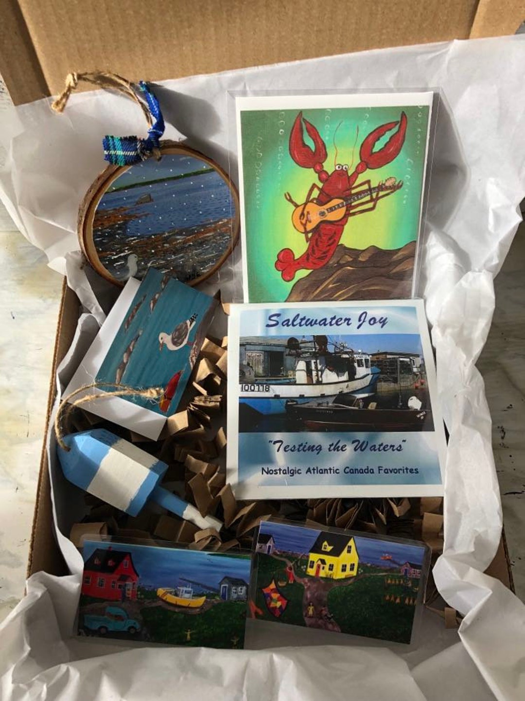 Nautical Gift Box Nova Scotia Ornament Nostalgic Maritime Music CD ...