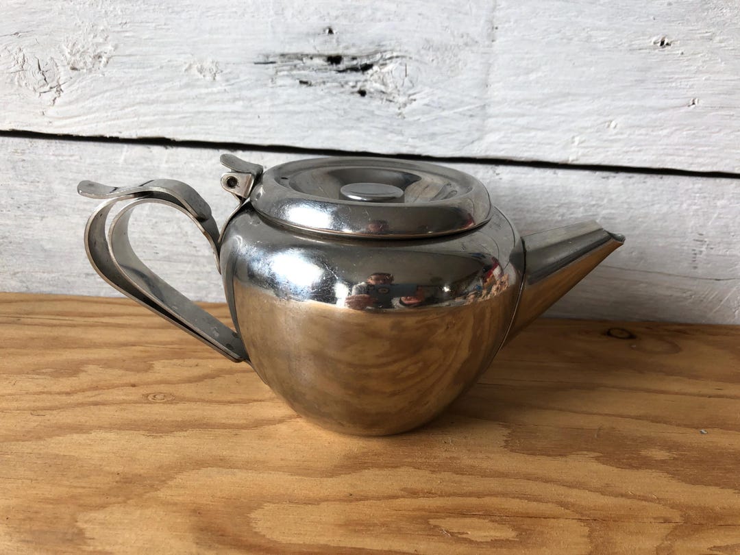 Stainless Steel Teapot - Small Tea Pot - Personal 2 Cup Size ...