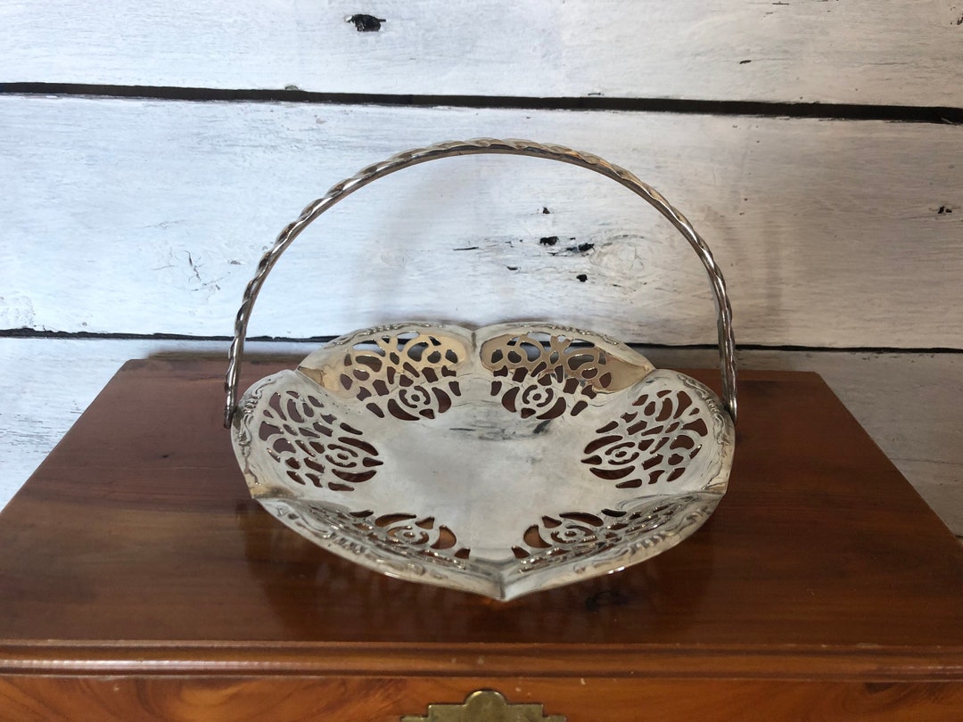 Silverplate Bon Bon Dish by ( Leonard Silverplate Hong Kong) - Ornate ...