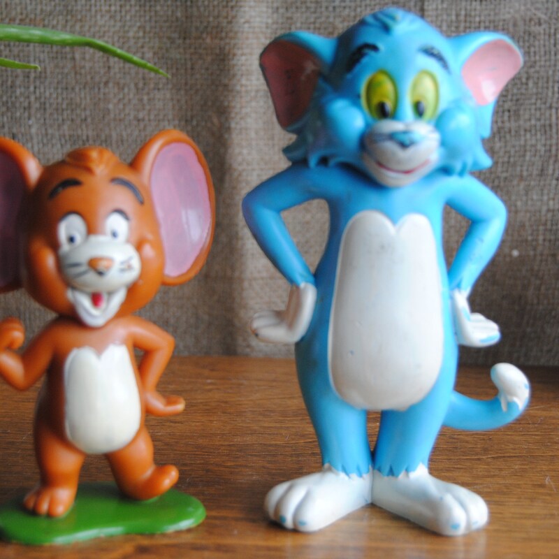 Tom and Jerrys Figures - Etsy