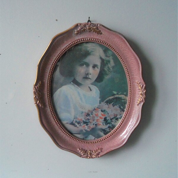 Pink Oval Frame - Etsy