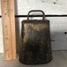 Antique Cow Bell Rustic Folded Riveted Cowbell With Original Clapper ...